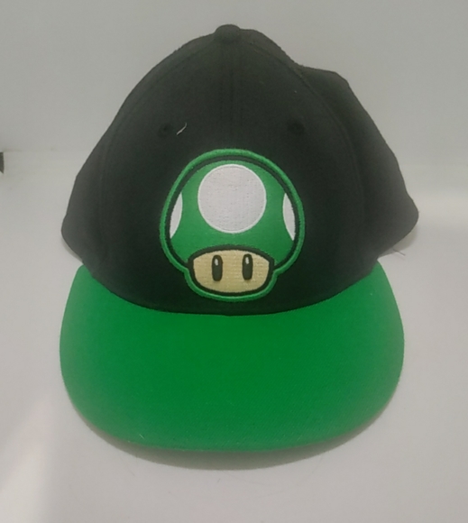 tek flex | Accessories | Super Mario Green Up Mushroom Hat Stretch Band ...